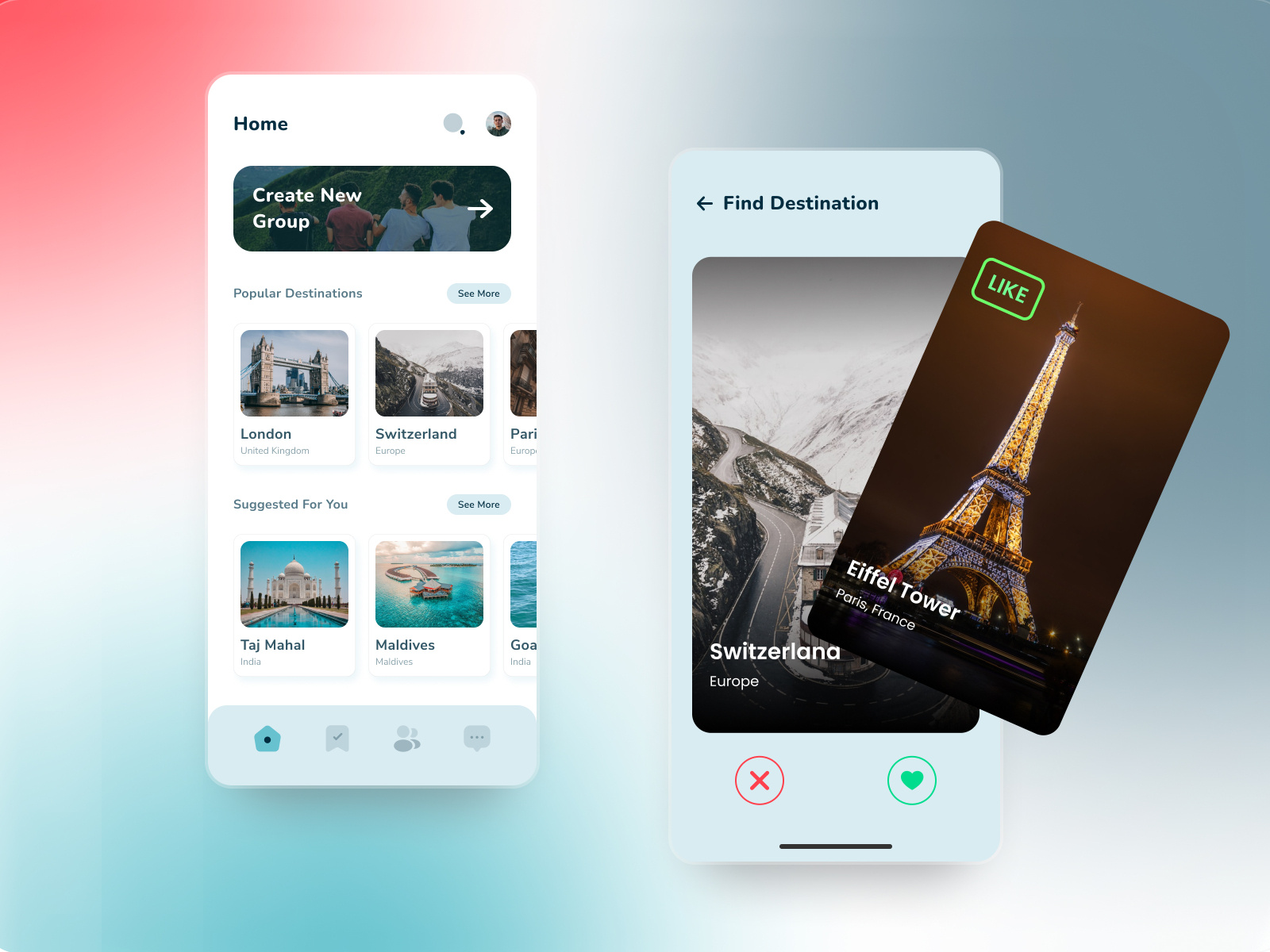Travel Service App by Vinay Tekwani on Dribbble