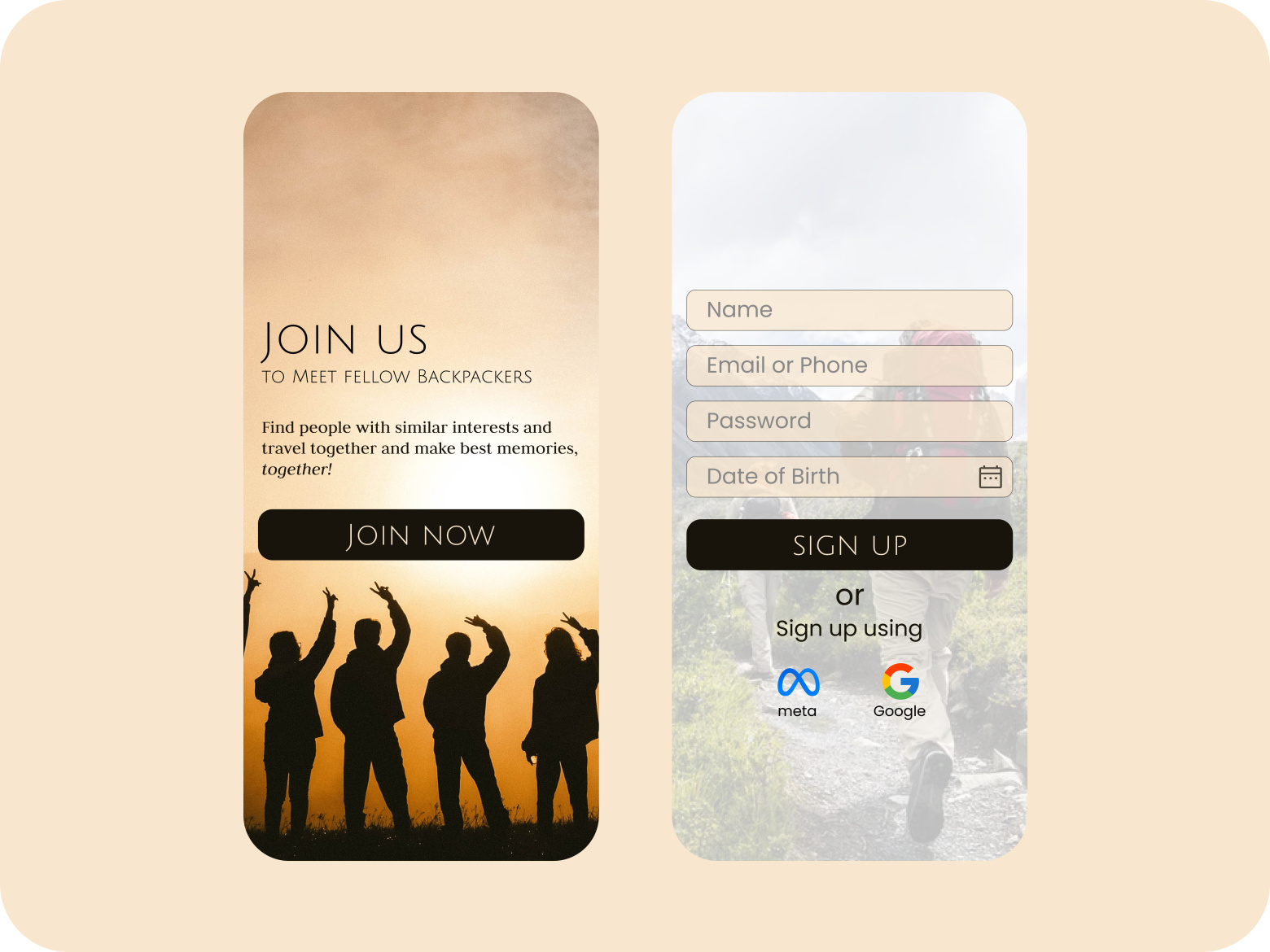 Sign-Up Screen by Mohith Malipat on Dribbble