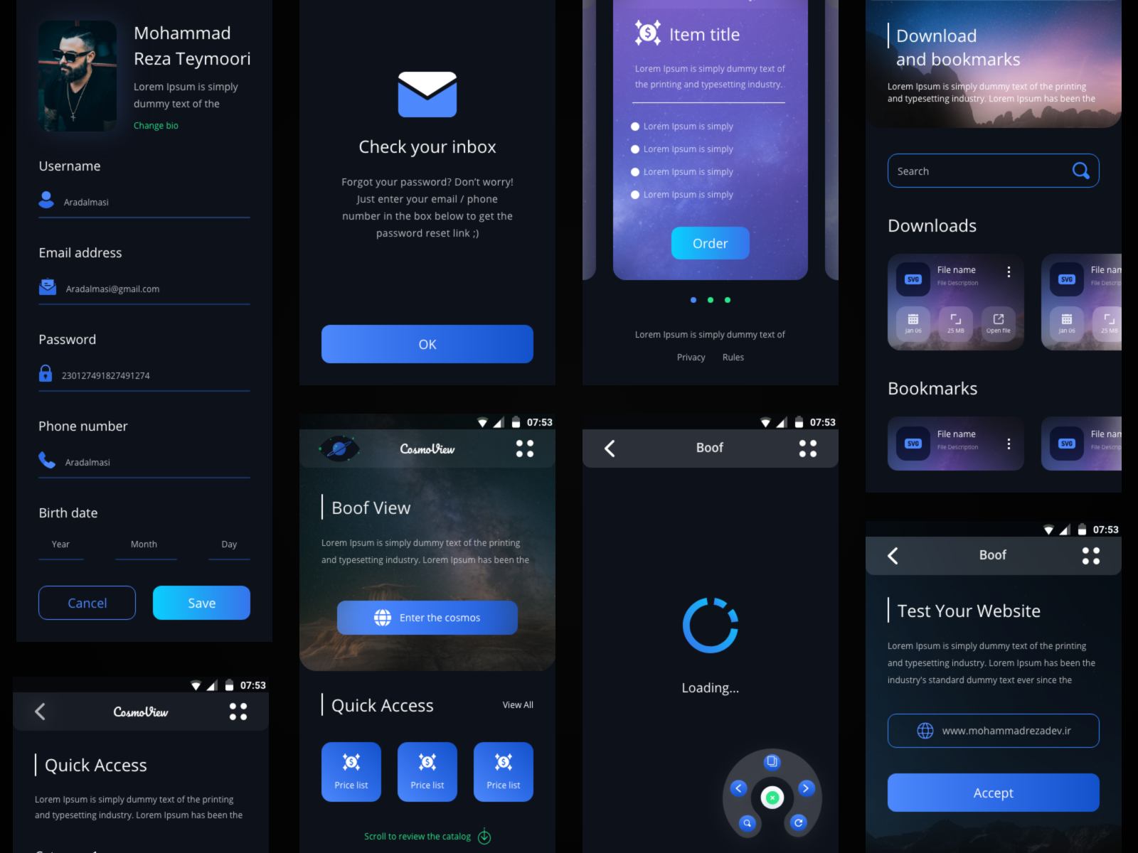 Cosmo View (Multi purpose app) part8 by Mohammad Reza Teymoori ...
