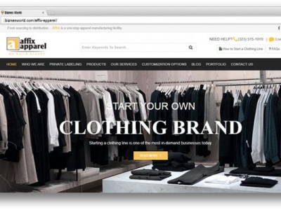 Affix Apparel by Nathan on Dribbble