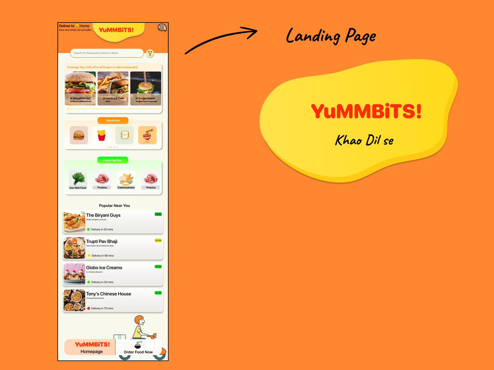 YummBits by Devansh Parekh on Dribbble