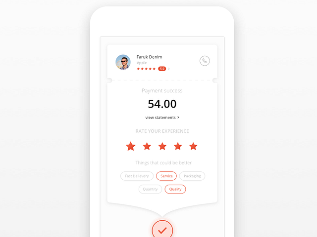 Rating Card by Rittam Debnath on Dribbble