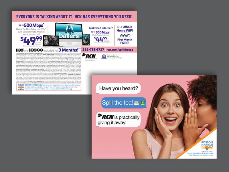 RCN - Fall Rush Direct Mailer 1 by Molly Bond on Dribbble