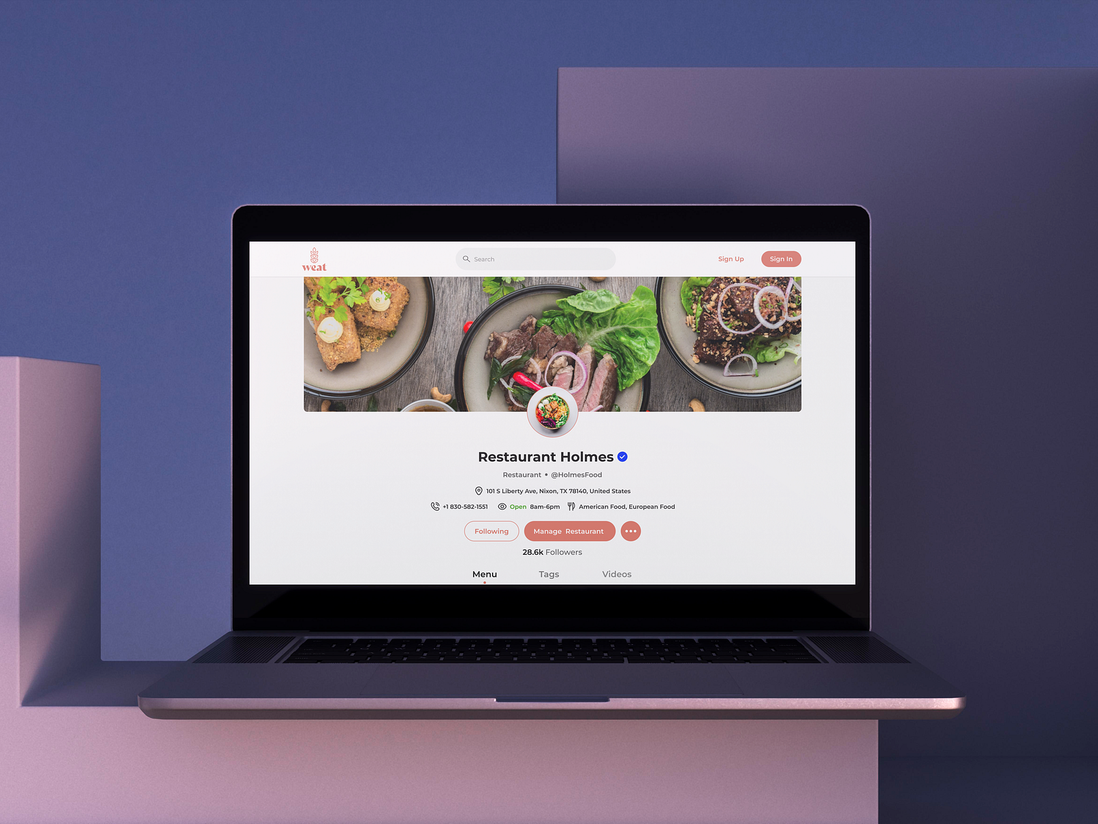 Weat | Social Media Platform for Foodies by Radency on Dribbble