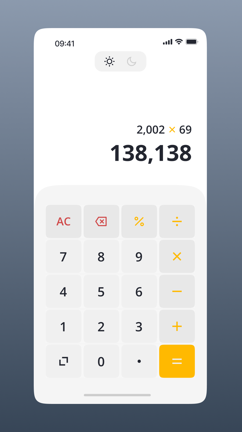 Calculator Dark Mode & Light Mode UI Design by Ambesh Karanjit on Dribbble
