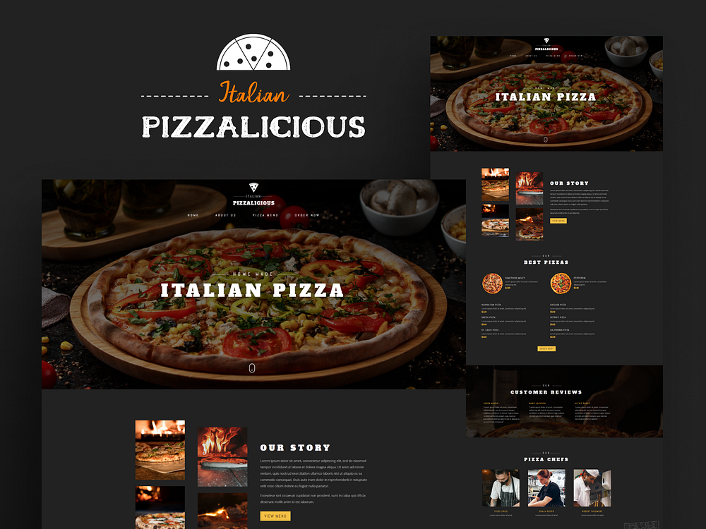Pizza Website designs, themes, templates and downloadable graphic ...