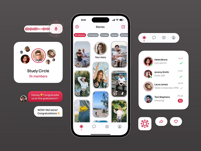 Chat designs, themes, templates and downloadable graphic elements on ...