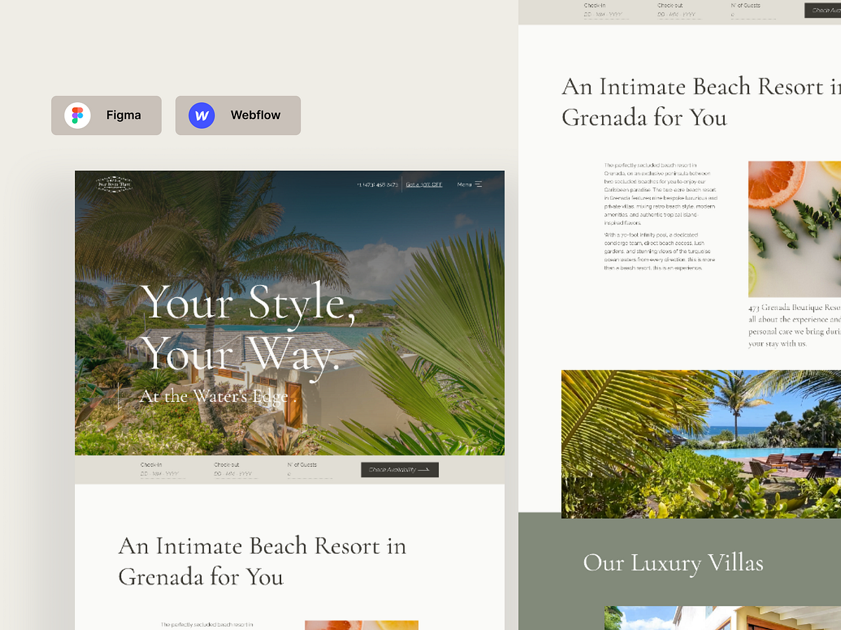 Resort Website designs, themes, templates and downloadable graphic ...