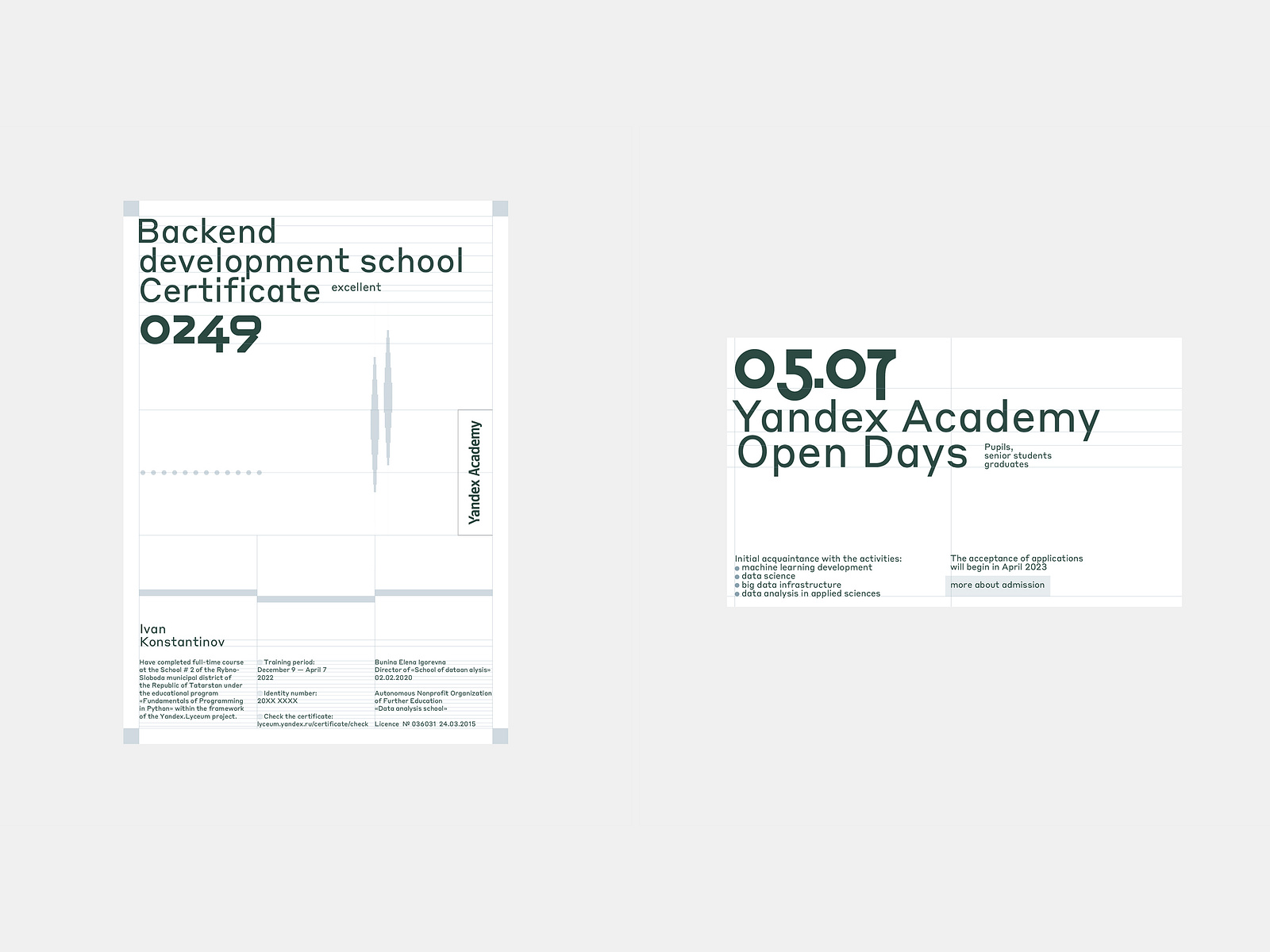 Yandex Academy: Typography & layout by Shuka Design on Dribbble