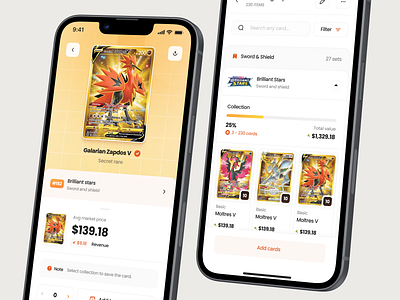 Pokedesk - Pokémon Card App Collector by voxy St for MIND on Dribbble
