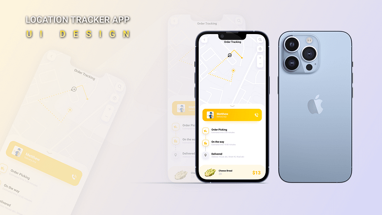 Location Tracker App UI Design in Figma by Mehedi Hasan on Dribbble
