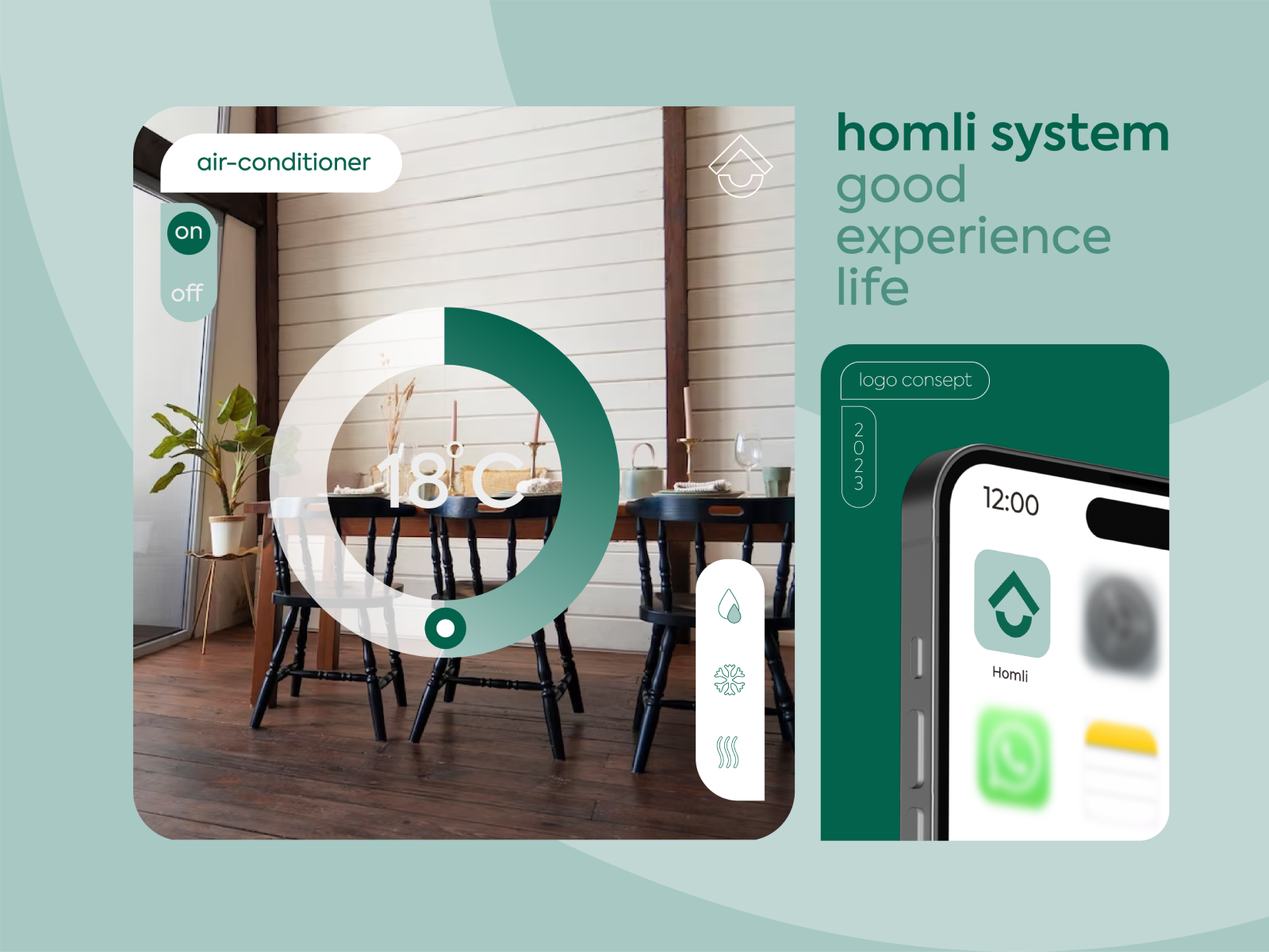 Branding for Smart Home Systems App by Ronald Olsen for Awsmd on Dribbble