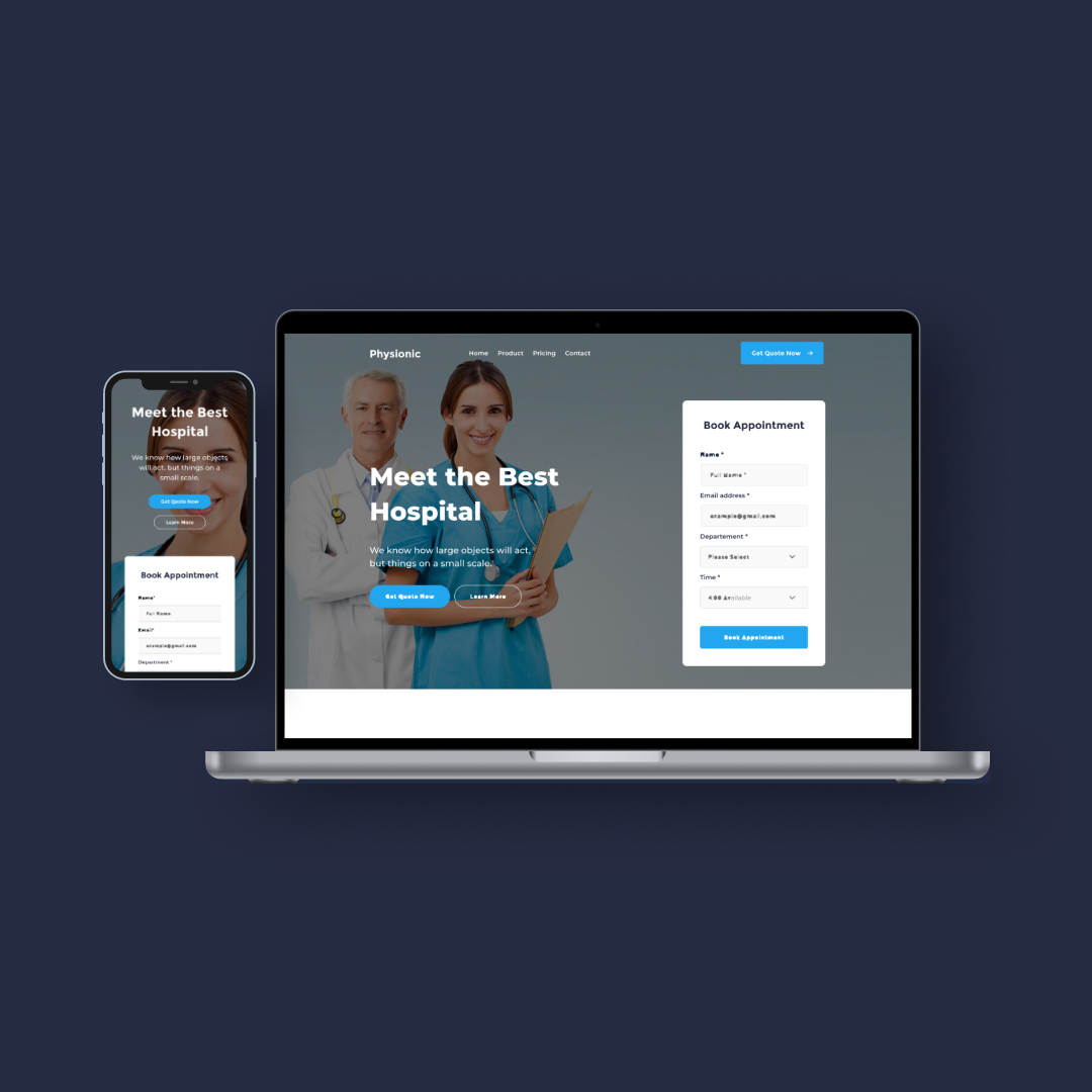 Doctor Appointment Website Design by Nhive Ltd on Dribbble