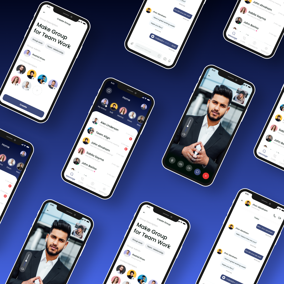 Chatting App Design By Huraira Yaqoob On Dribbble