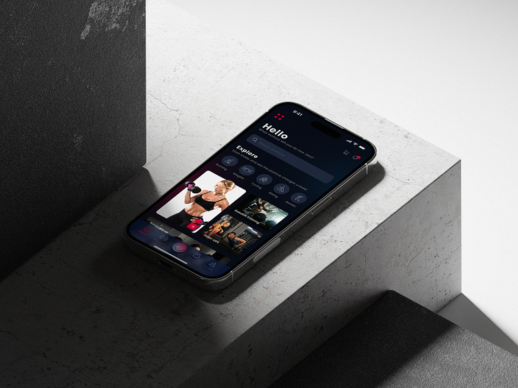 Fitness Mobile App by Yan Bolanos on Dribbble