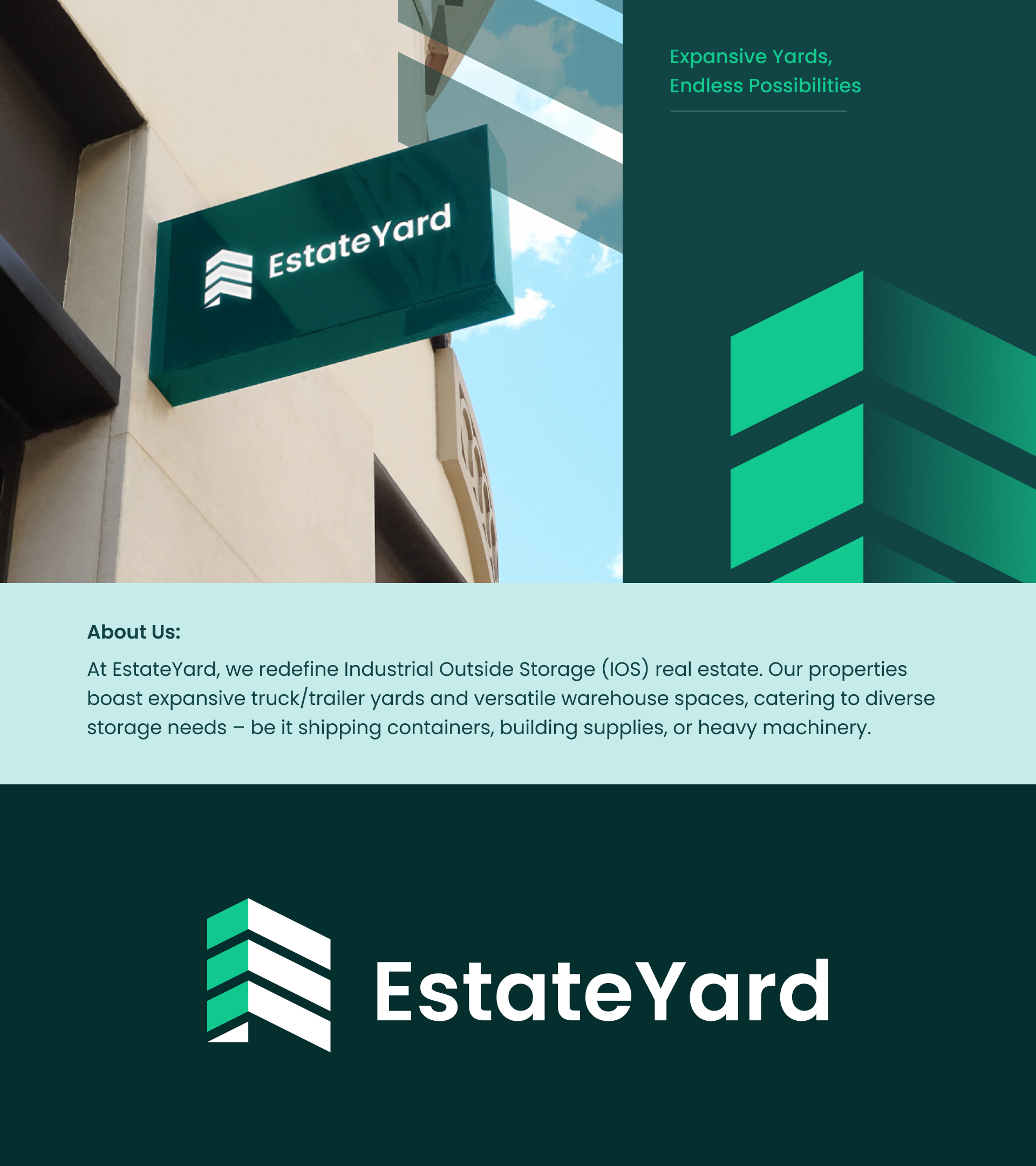 EstateYard - Outside Storage Logo and Branding by Vektora on Dribbble