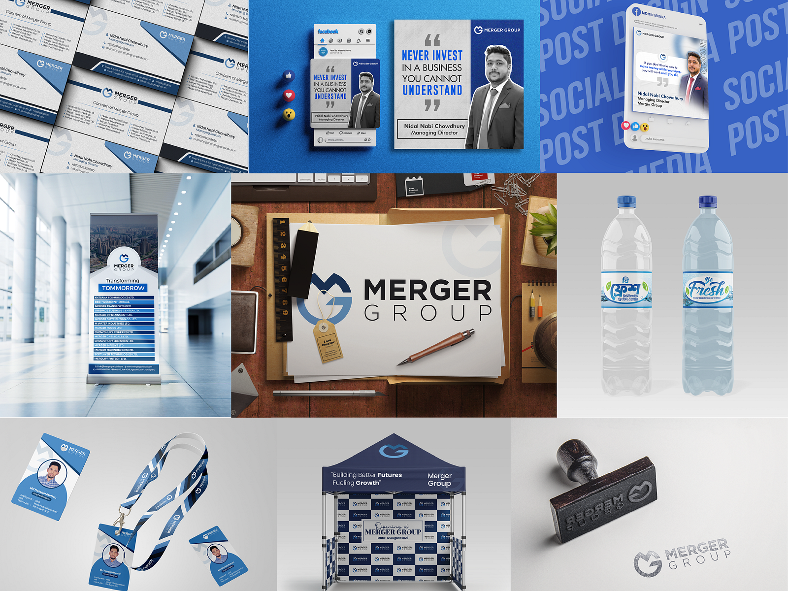 Brand Guideline Merger Group by Md Hossain Rumon on Dribbble