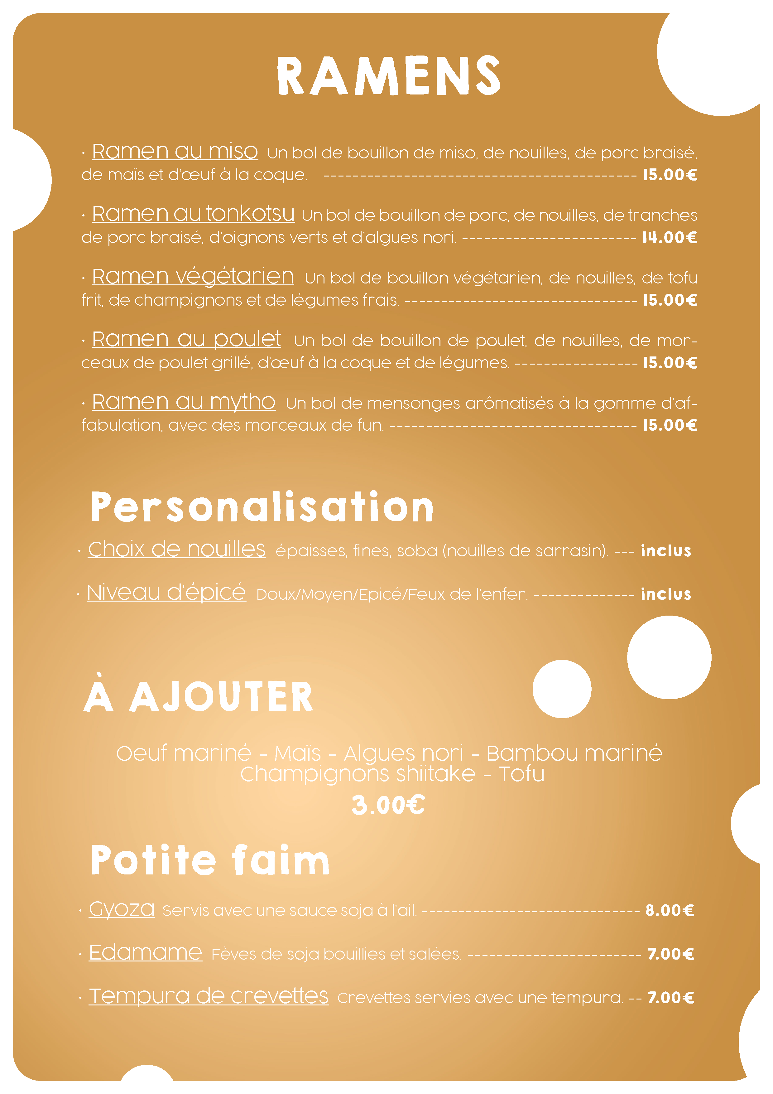 [InDesign] Fake Menu for a Ramen shop by PHEll on Dribbble
