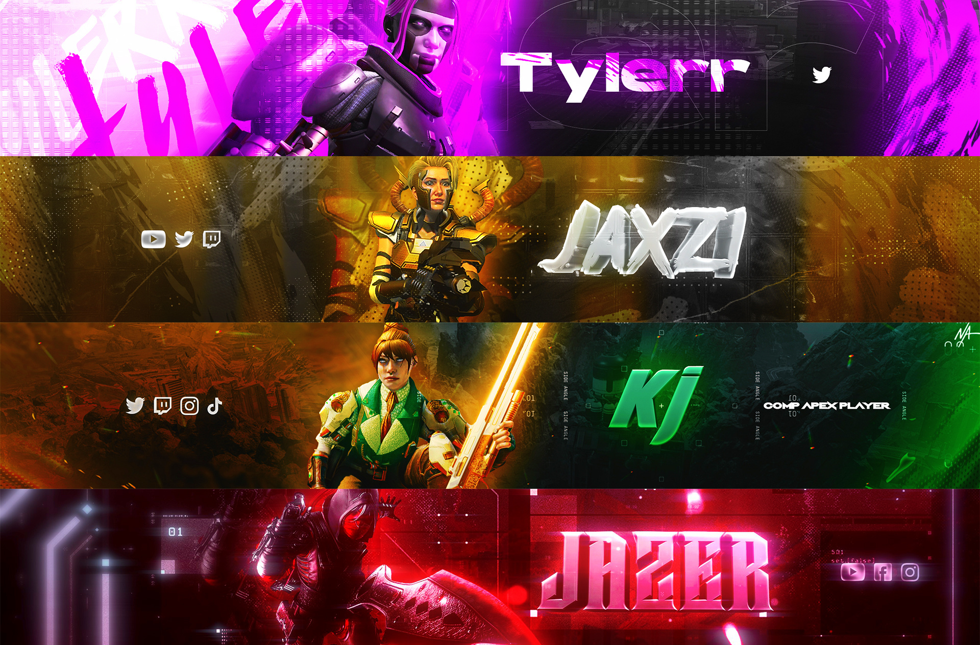 Apex Legends Banner Portfolio Vol.1 by Gstaik Designs on Dribbble