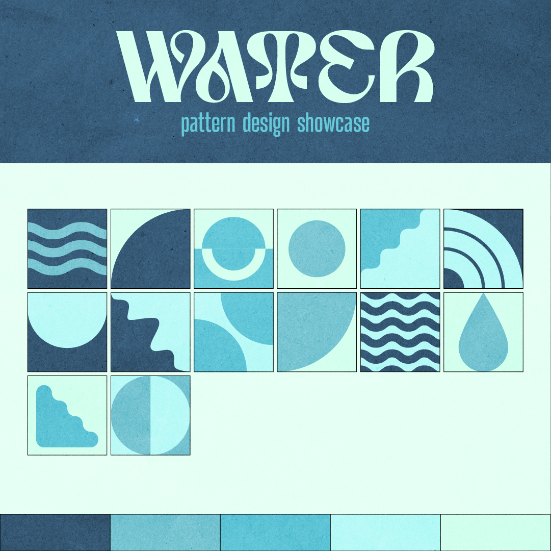 Water Pattern by Alb.Moves on Dribbble