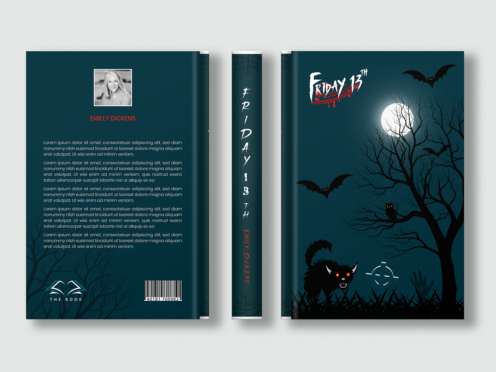 Horror book cover design... by Md. Liton Sardar on Dribbble