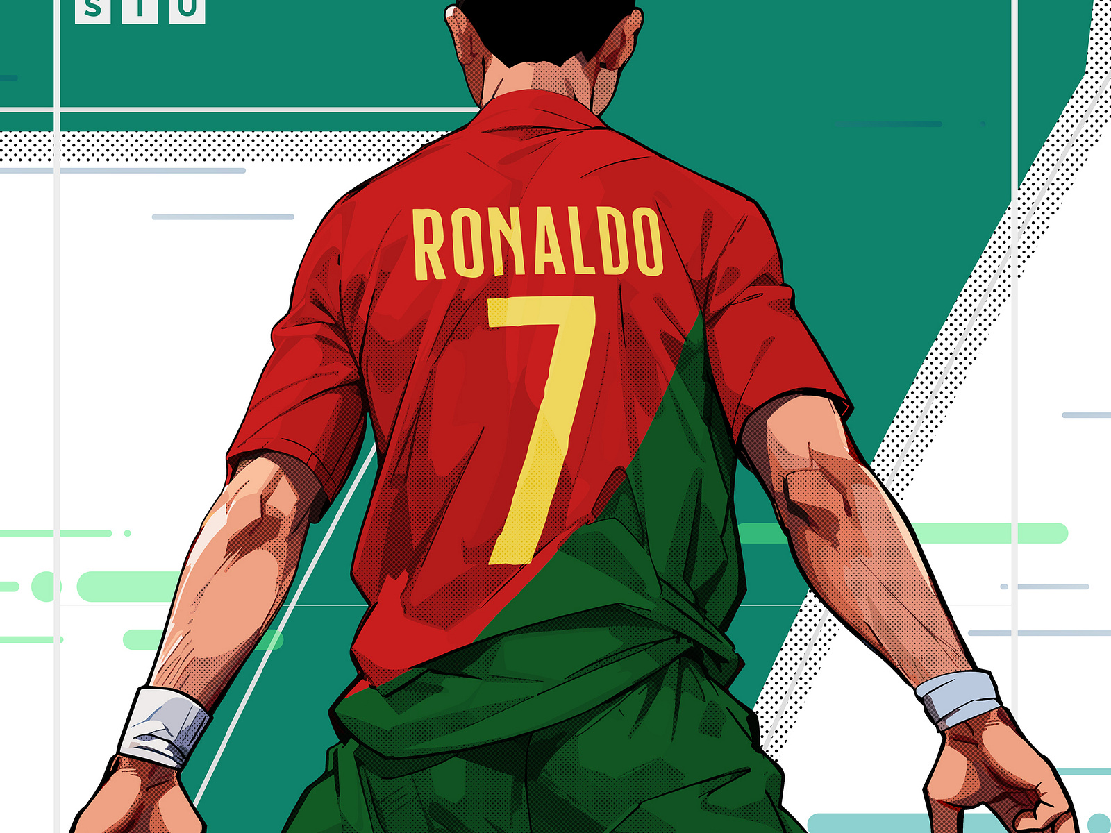 CR7 Siuuuu - Poster Digital by Alejandro Enguilo on Dribbble