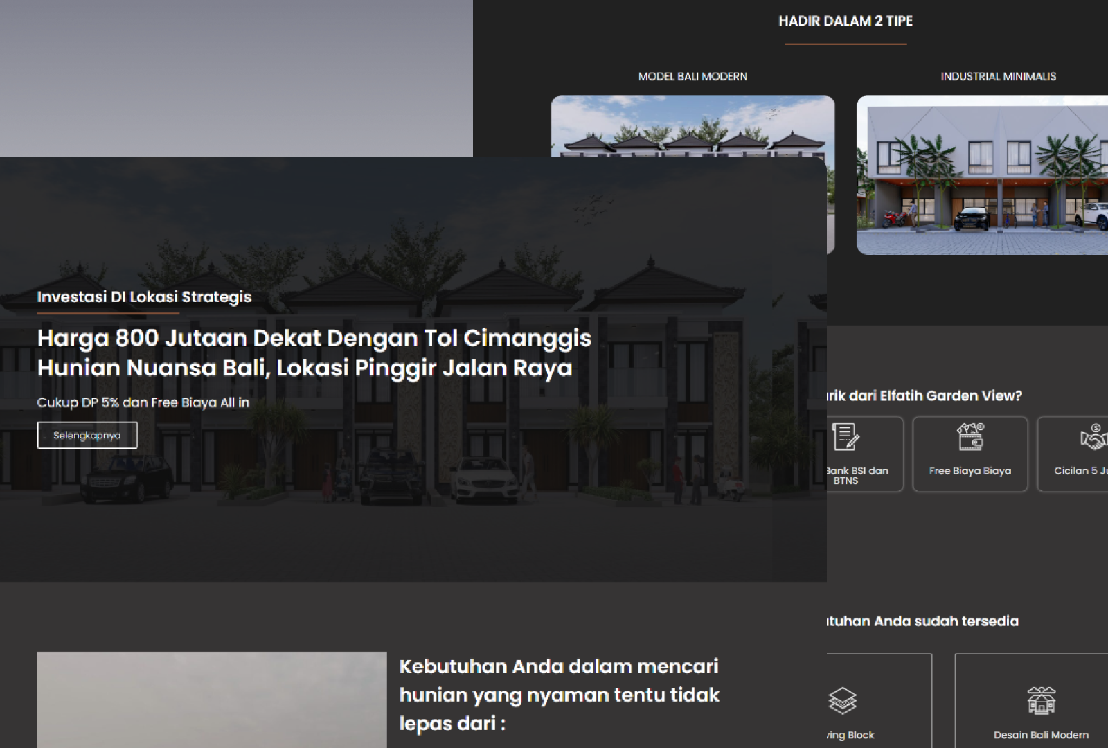 Housing Area Website Design By Ahmad Fauzi On Dribbble