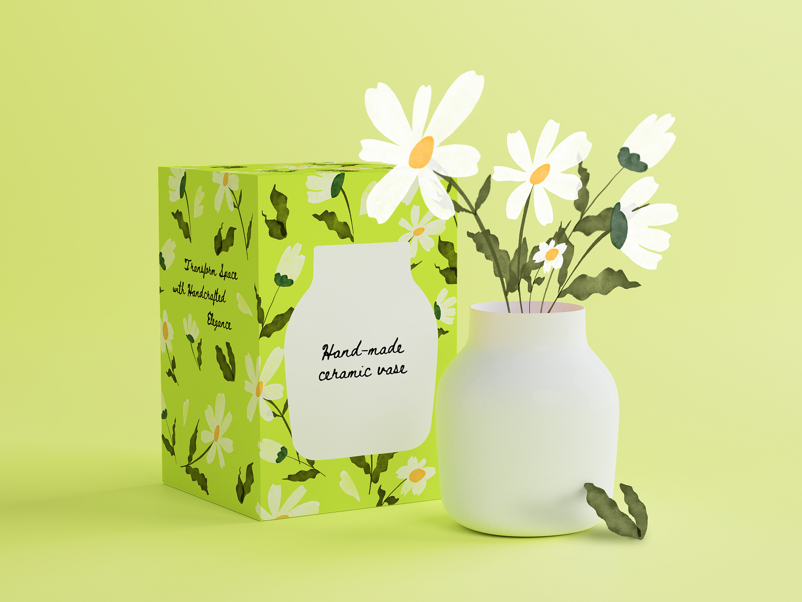 Ceramic Vase Packaging Design by tubik.arts on Dribbble