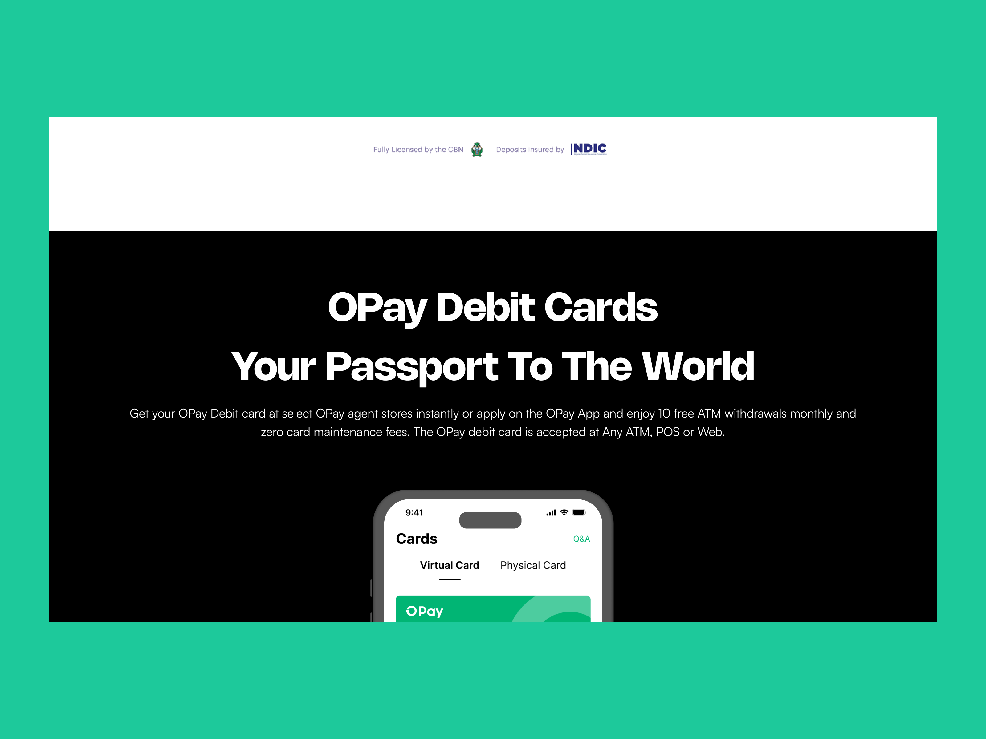OPay Landing Page Redesign by Elufidipe Tosin Benjamin on Dribbble