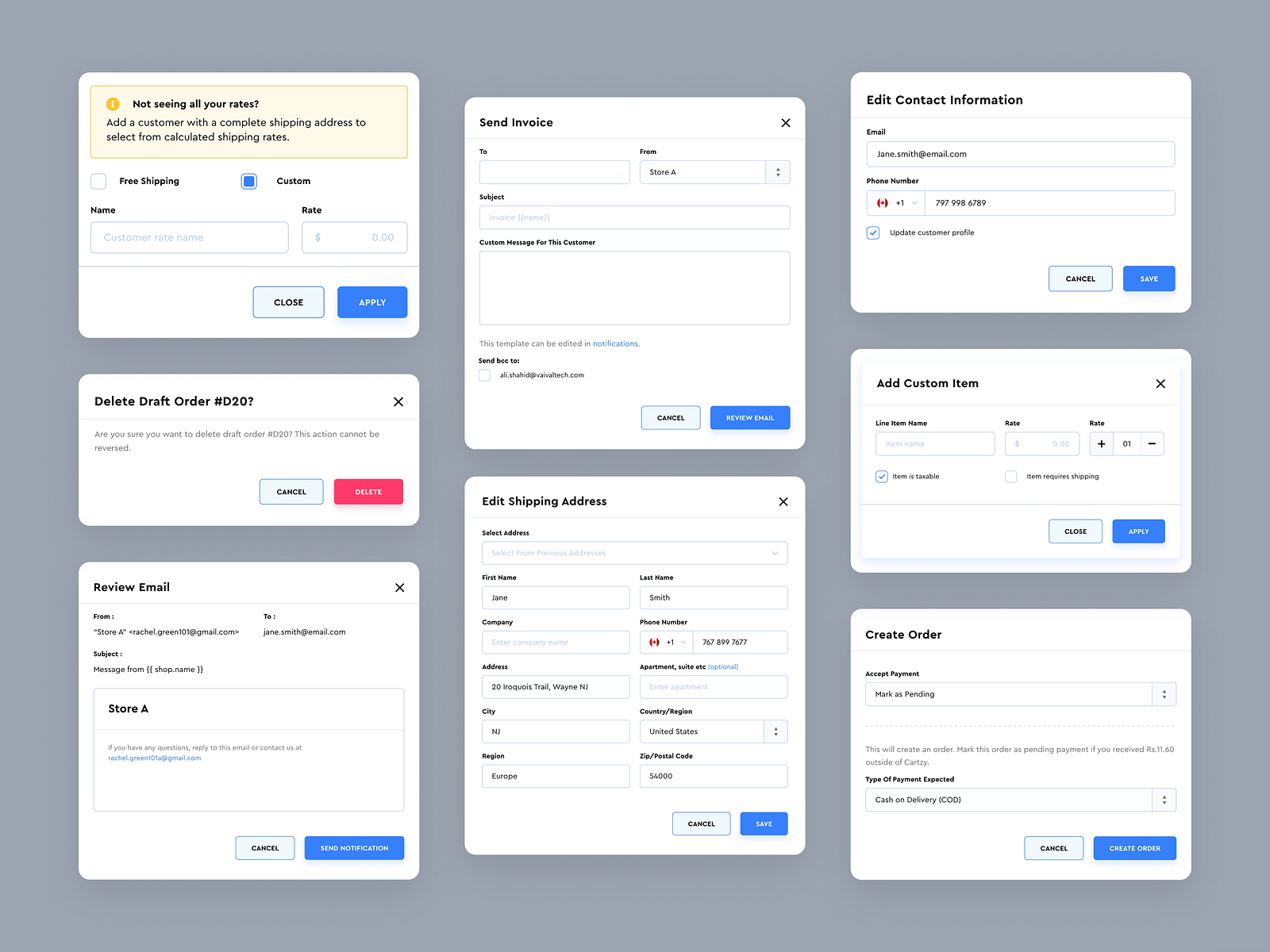 Modal Components of E-commerce App by Cux Studio on Dribbble Modal Components of E-commerce App by Cux Studio on Dribbble