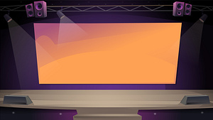 Cartoon Concert Background by Cartoons.co on Dribbble
