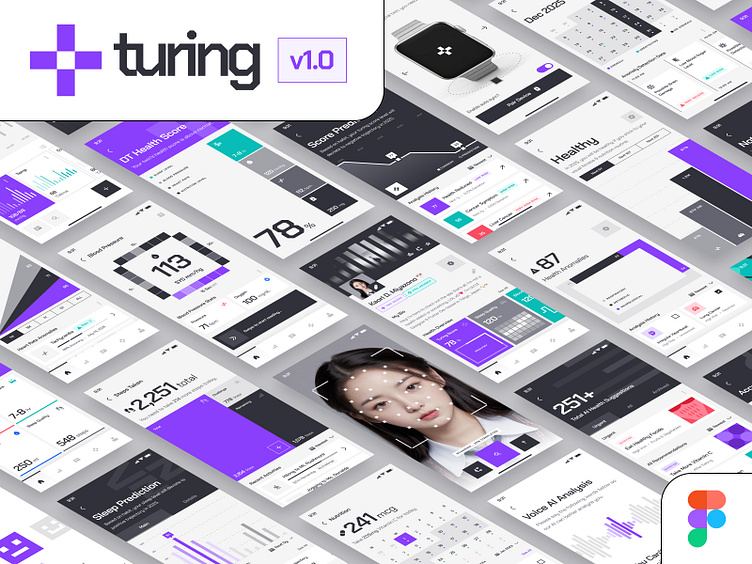 turing UI Kit: AI Healthcare Analytics Dashboard | Predictive AI by strangehelix.bio on Dribbble