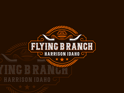 Flying B Ranch Logo Design by Ade Kurniawan on Dribbble