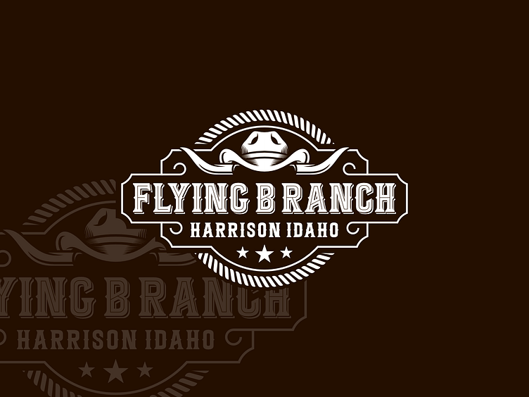 Flying B Ranch Logo Design by Ade Kurniawan on Dribbble