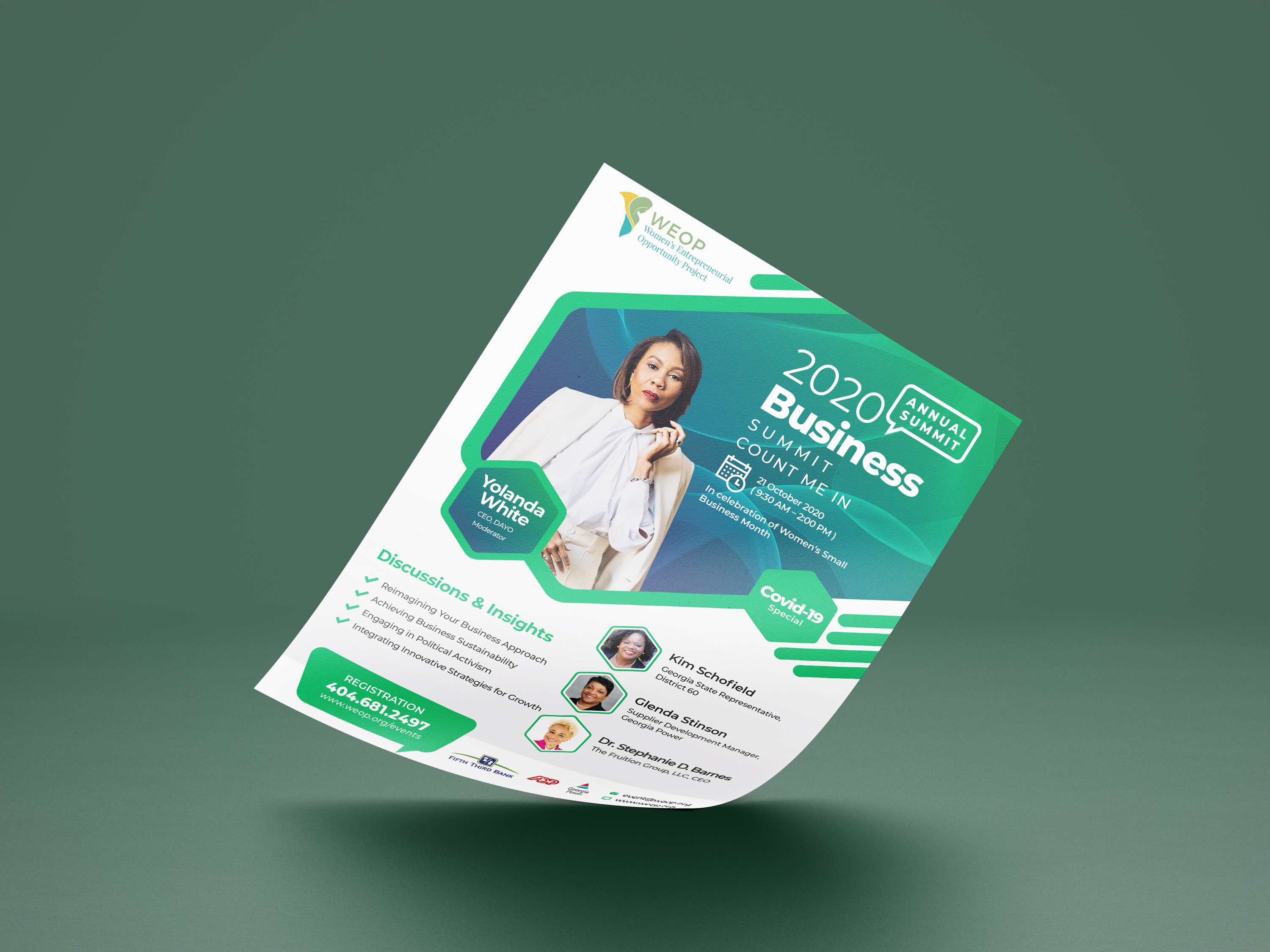 One-pager/Flyer by Muhammad Nawaz on Dribbble