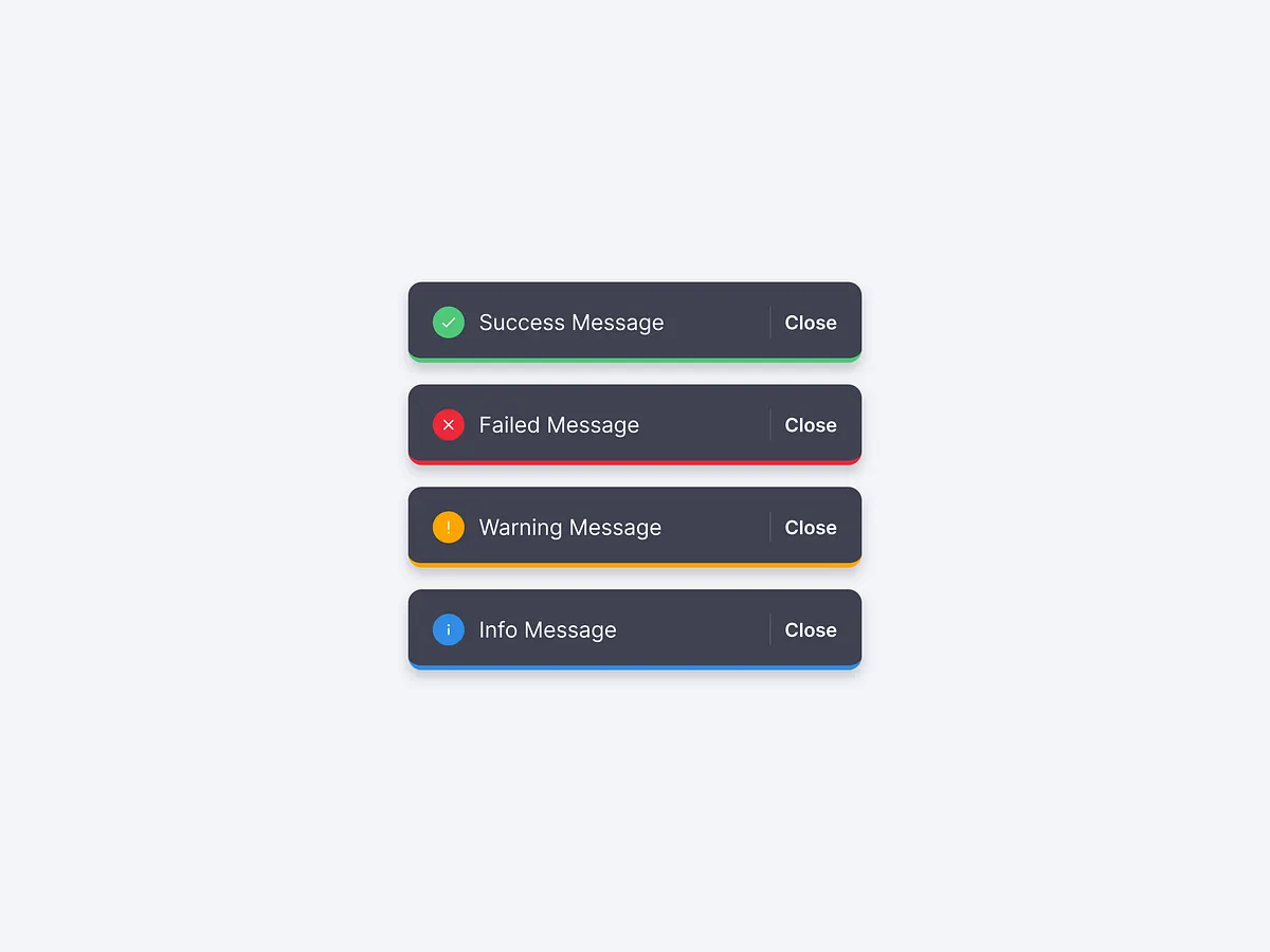 Toast Notification designs, themes, templates and downloadable graphic ...