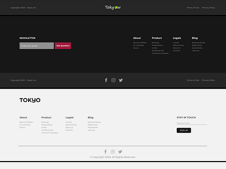 Browse thousands of Footer Design images for design inspiration | Dribbble