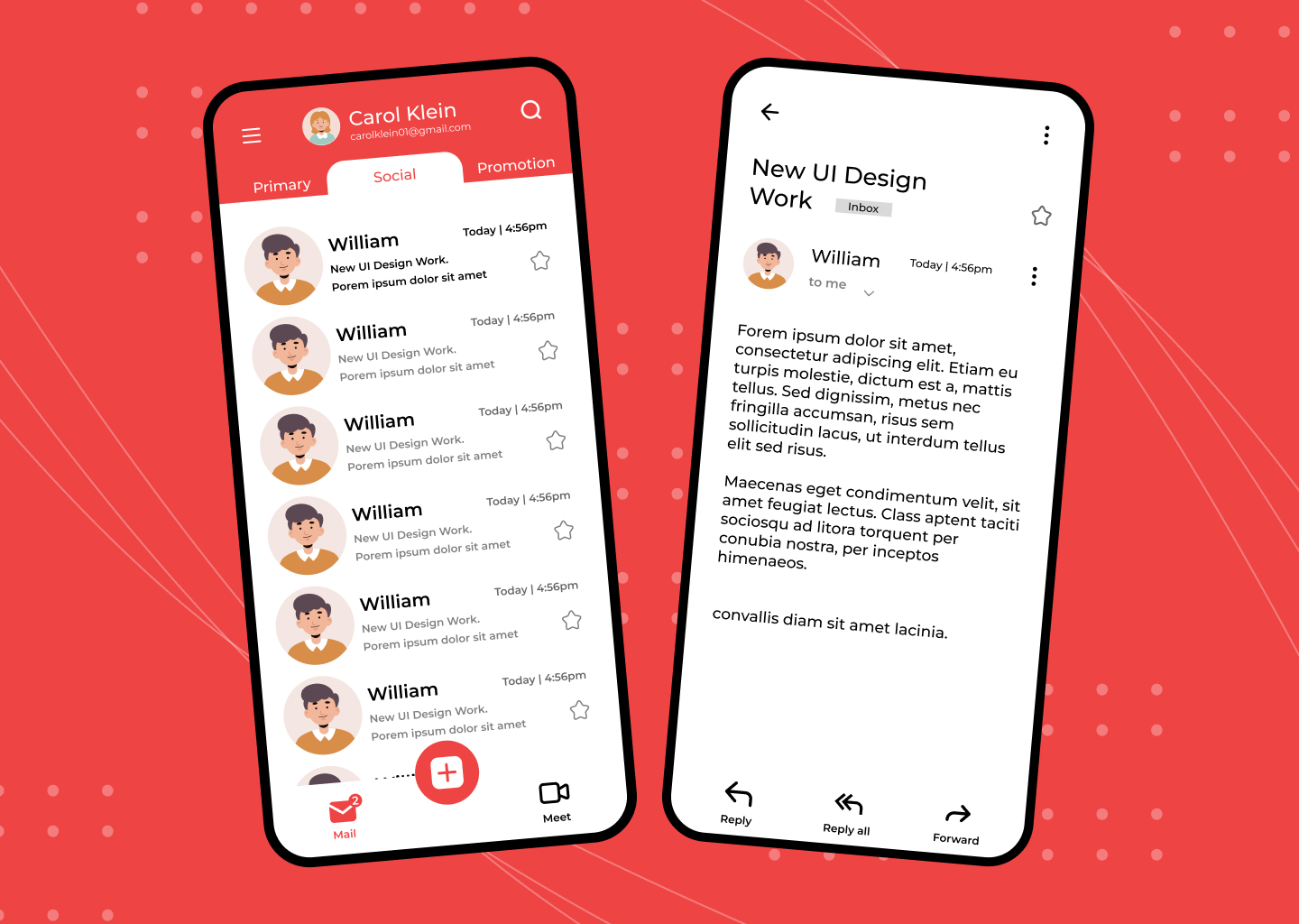 Redesigned Mobile App: Gmail by Ananya Garg on Dribbble
