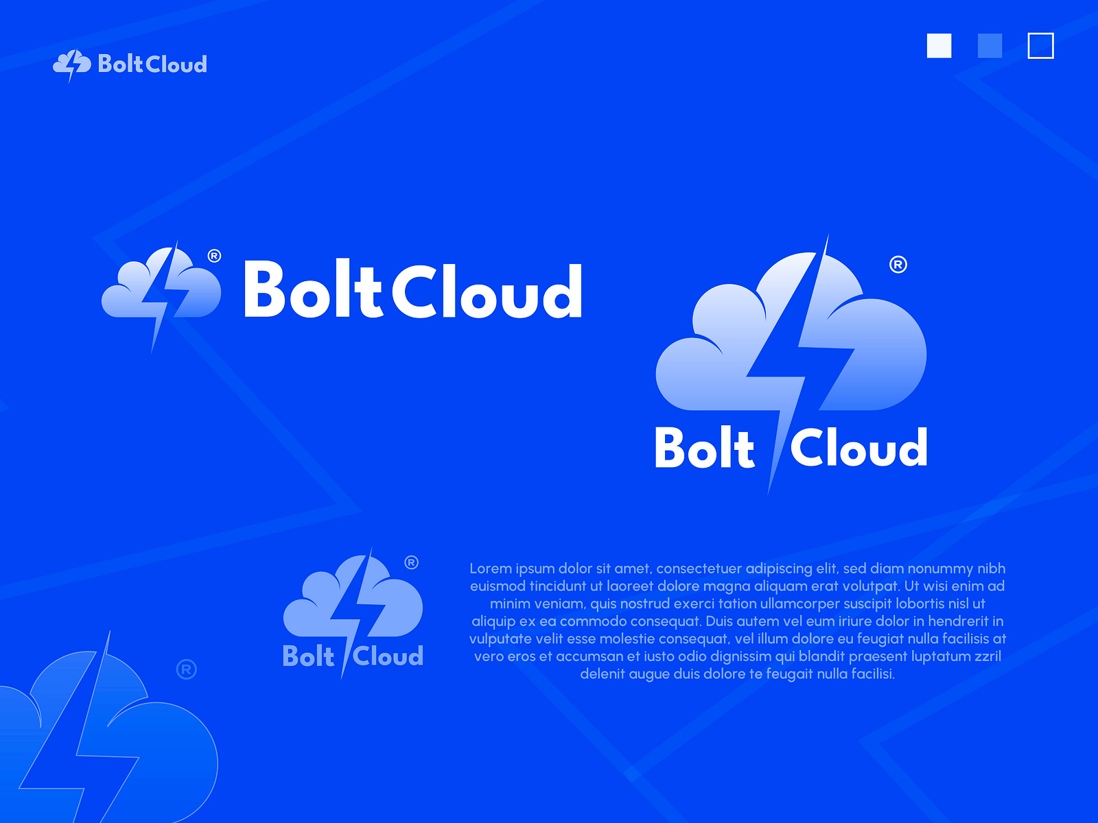 Bold Cloud Branding by Yeasser Arafat on Dribbble