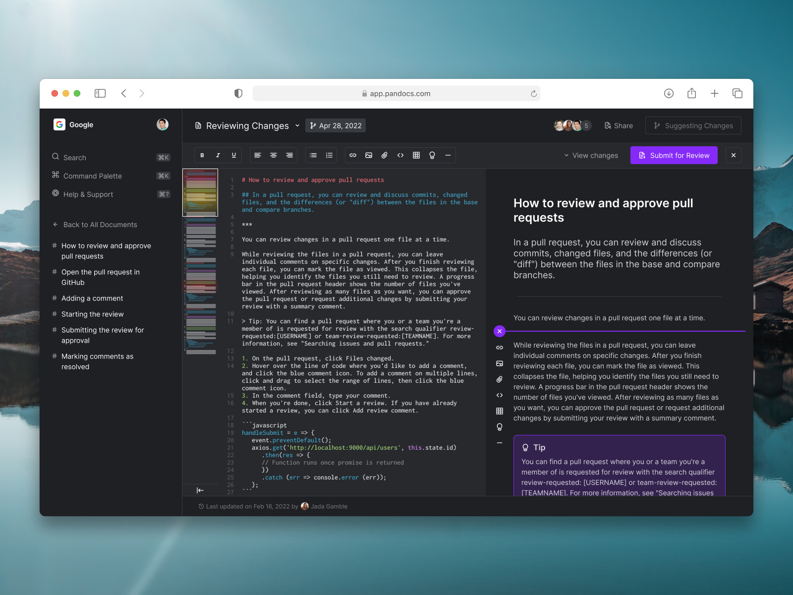 Pandocs Markdown Editor by Jacob Jolibois on Dribbble