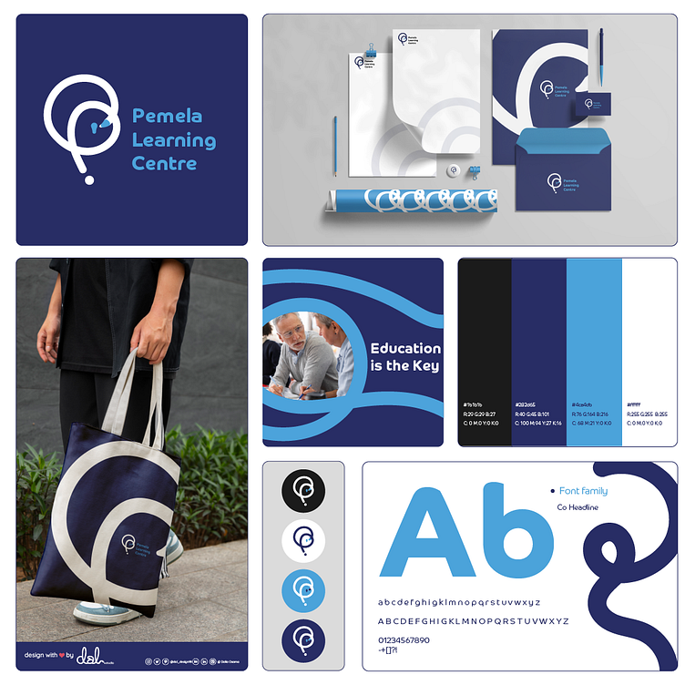 Pemela Learning Centre-Logo branding design by Dalia Osama on Dribbble