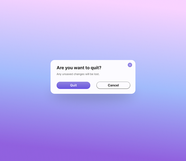 Popup Window Design By Helena Sternicka On Dribbble 0114