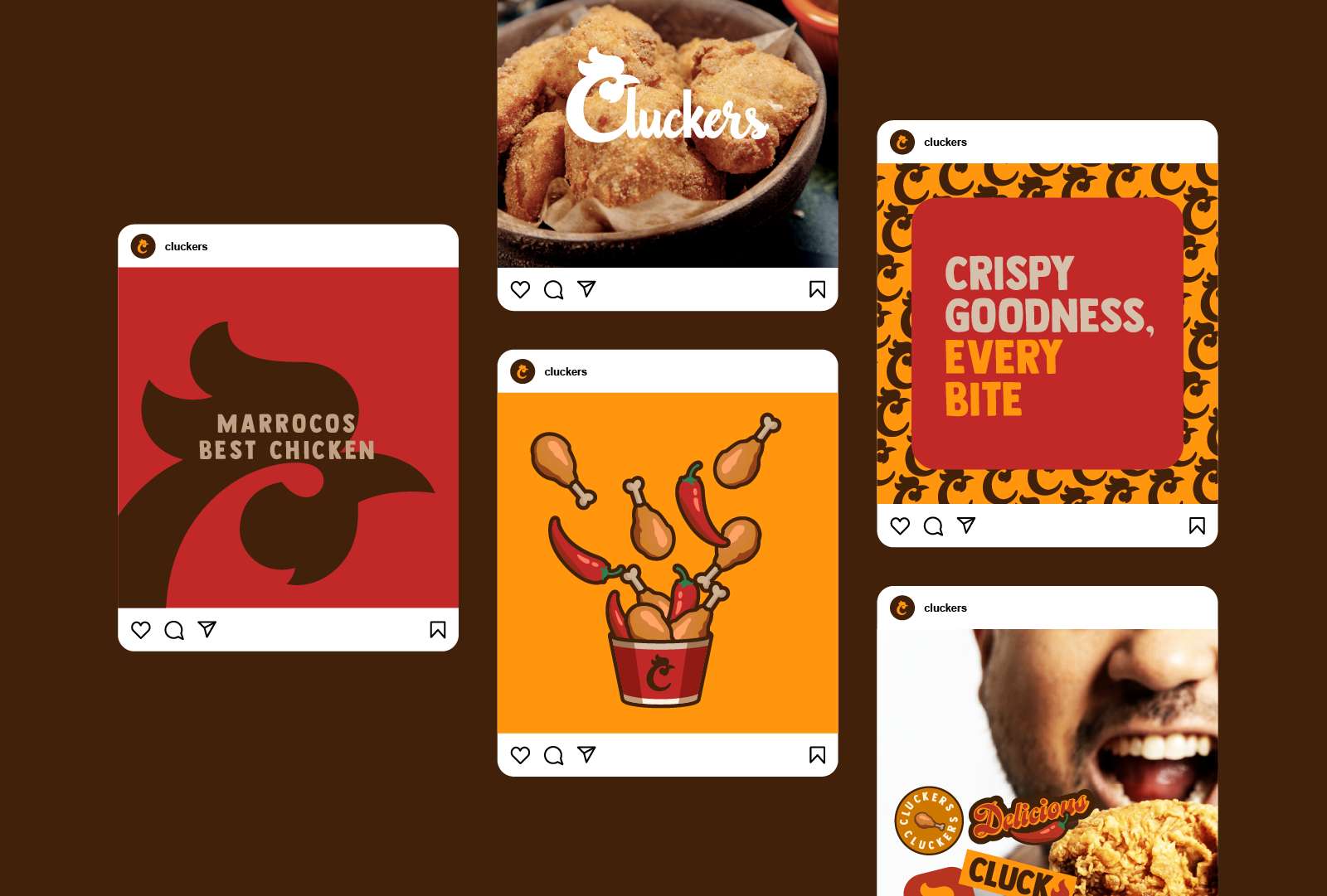 Crispy Goodness, Every Bite: Cluckers Branding Delight! by INDUSTRIA ...
