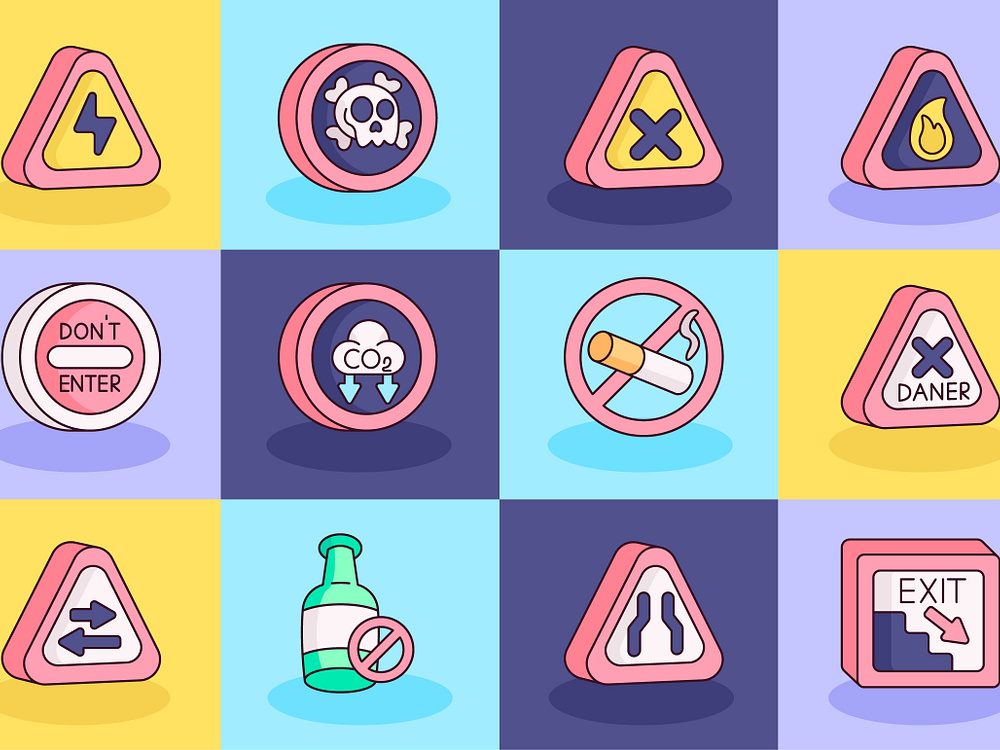 Browse thousands of Warning images for design inspiration | Dribbble