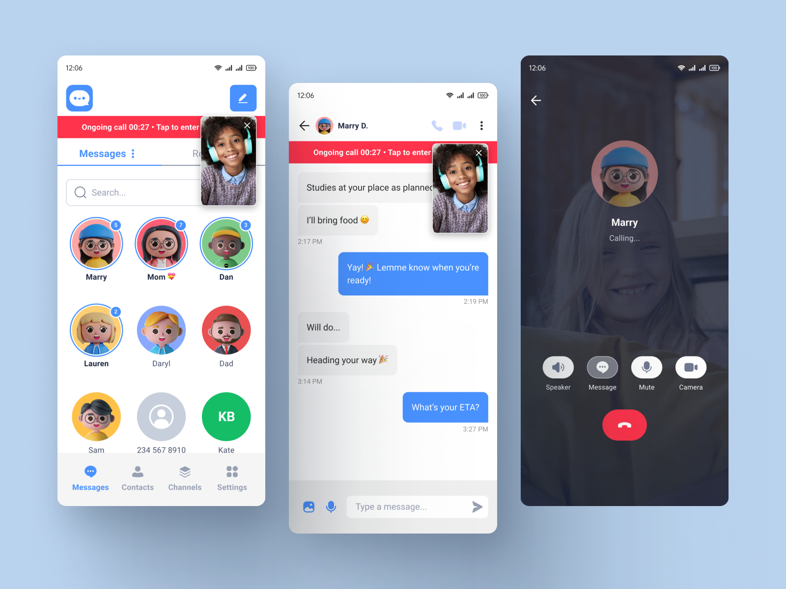 Gabb Messenger for Kids by Fateh Zid for Squadformers on Dribbble