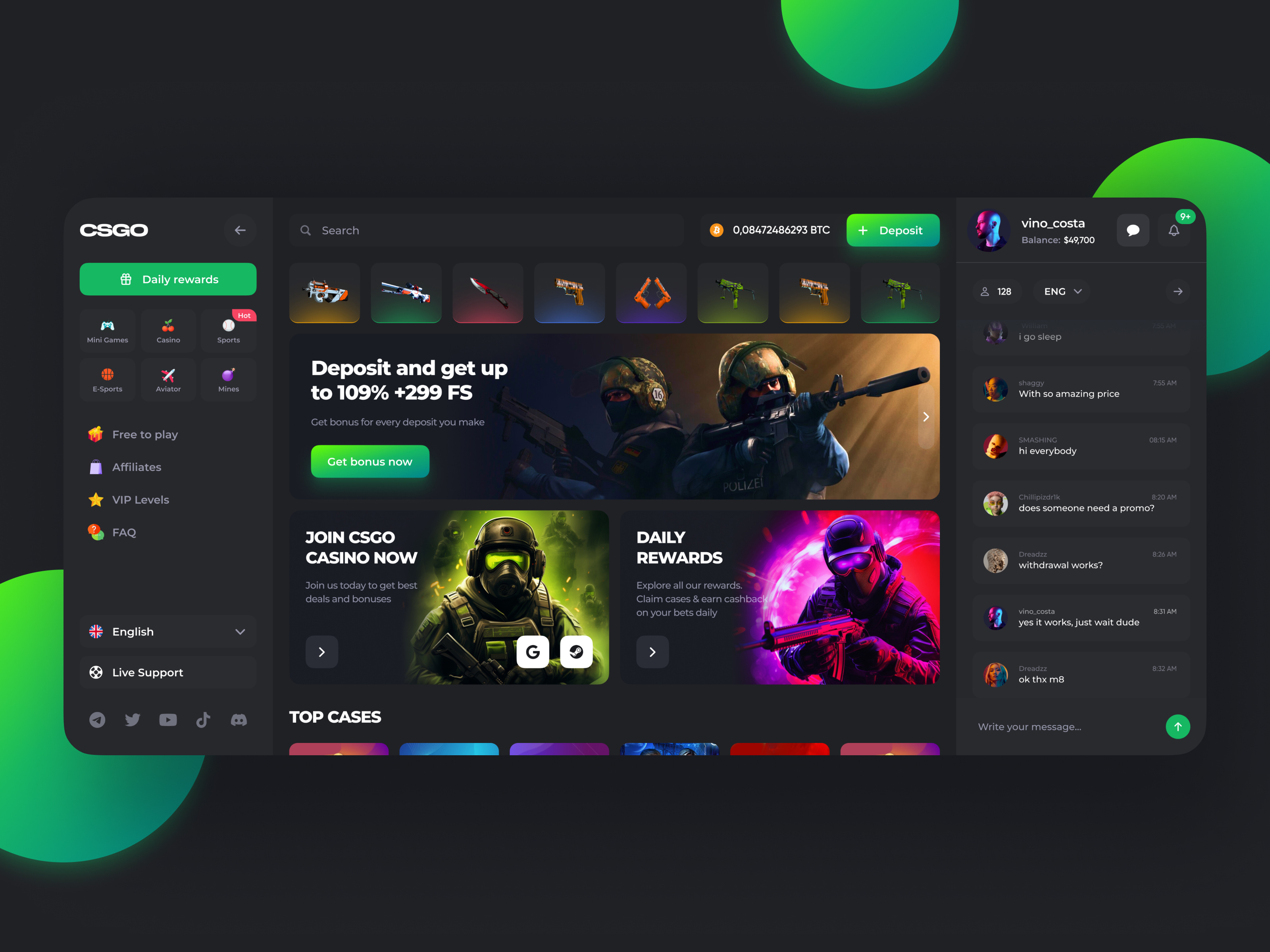CSGO Shop Steam UI Design Concepts by vino_costa for Roobinium on Dribbble