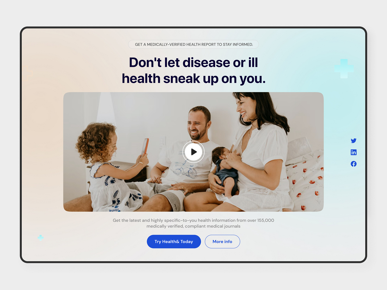 Medical - Health Hero Section by Tushar vaghasiya on Dribbble