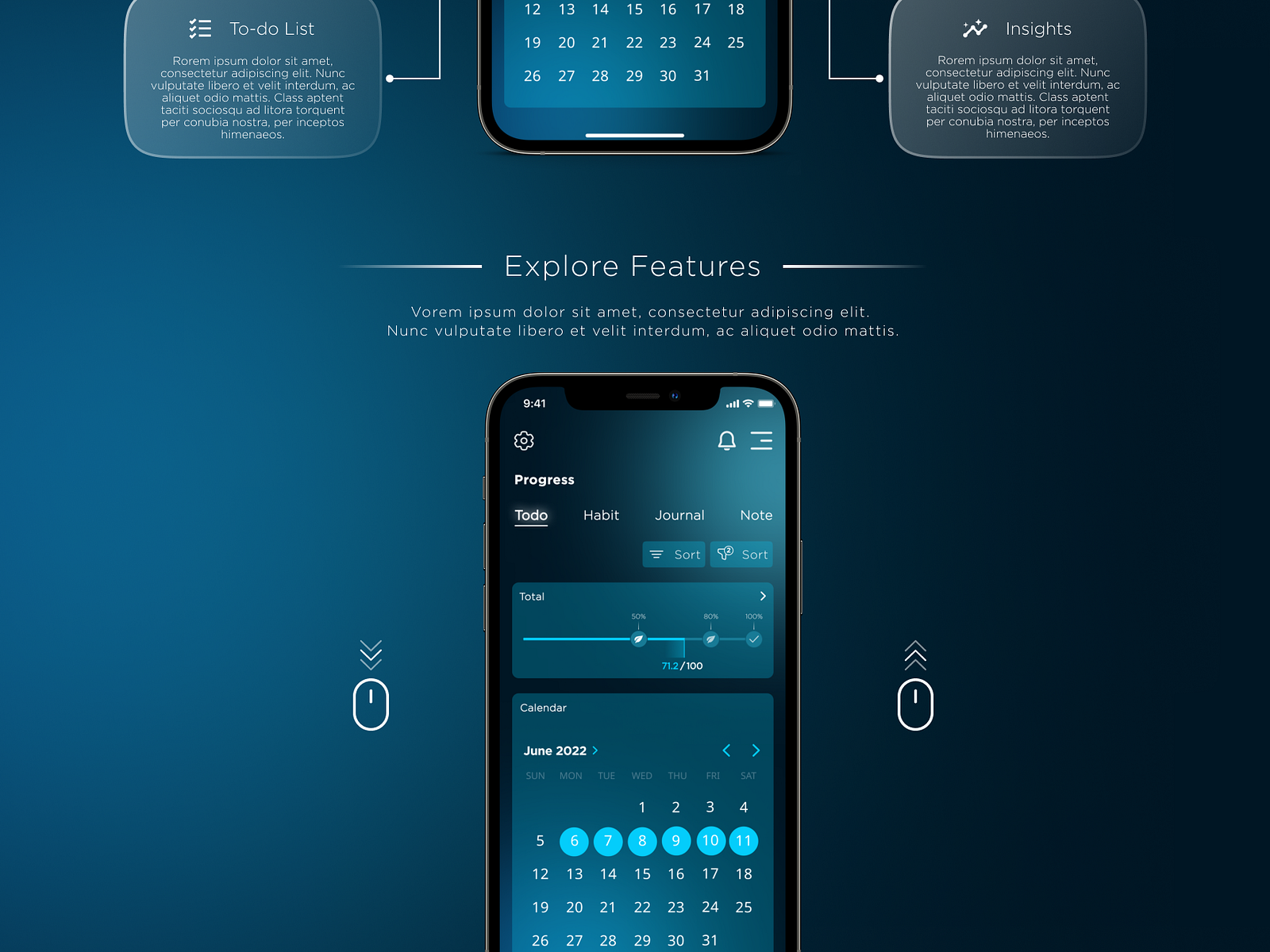 🚀 A fantastic UI/UX design for an all-in-one productivity app! by Yuvraj Singh Jadaun on Dribbble