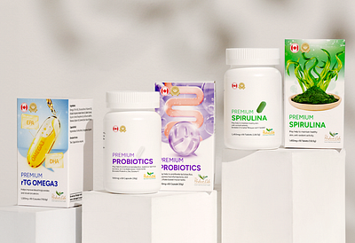 Health Supplement Packaging Design by Heena Je on Dribbble