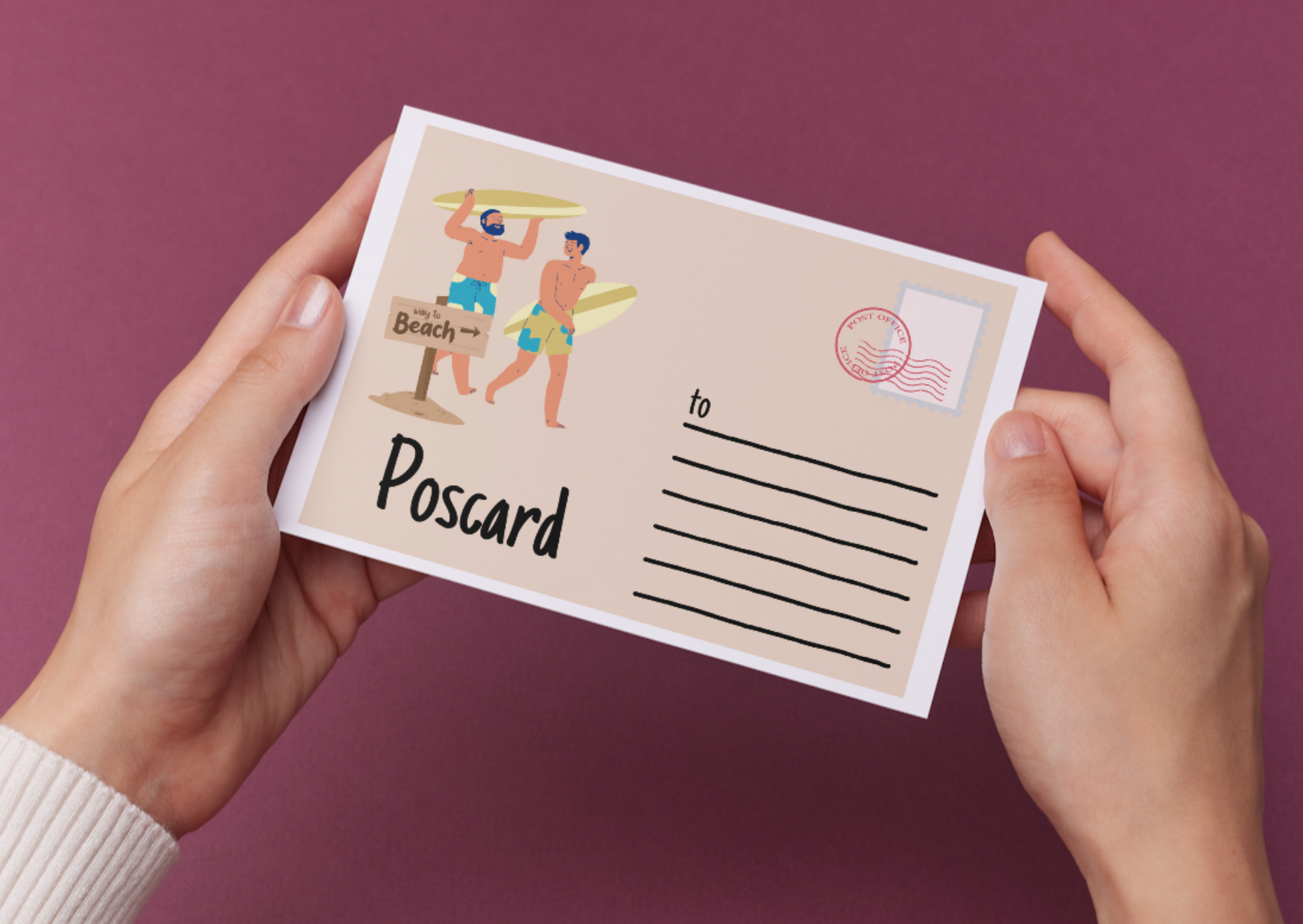 Summer Pos Card by Astakula Studios on Dribbble